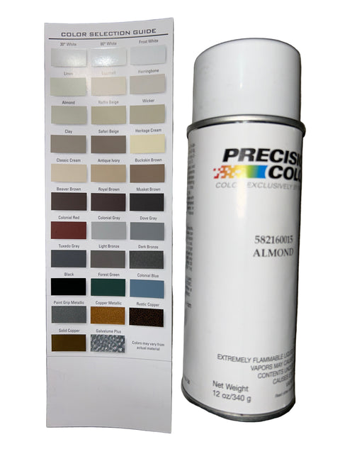 Precision Color Professional Spray Paint | 30+ Colors | Metal Flashing ...