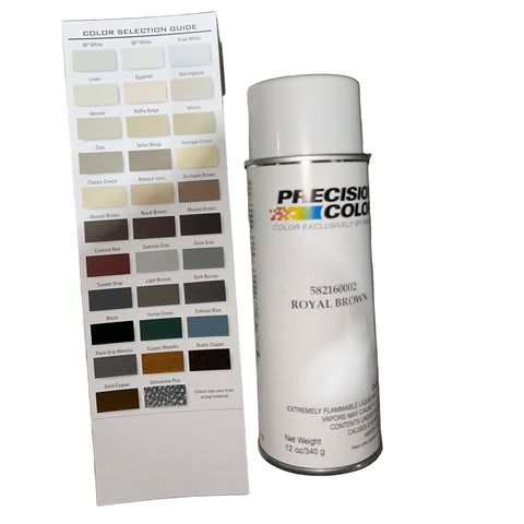 Precision Color Professional Spray Paint | 30+ Colors | Metal Flashing ...
