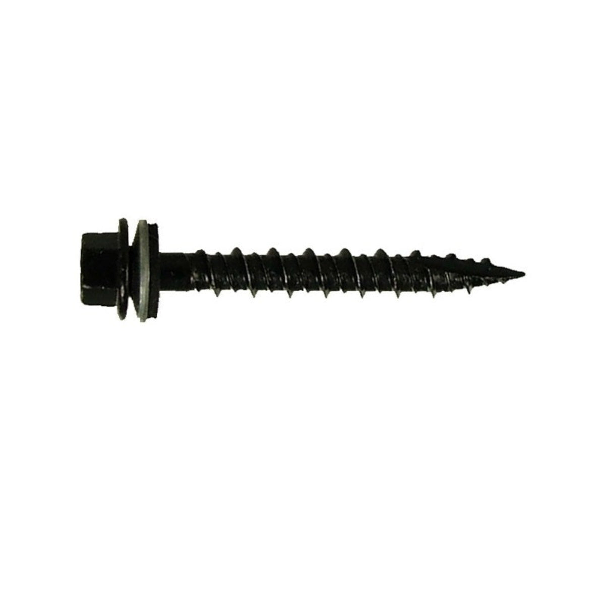 Speed Master #10 x 1-1/2" Black Hex Head Screw | Gutter Fastener ...