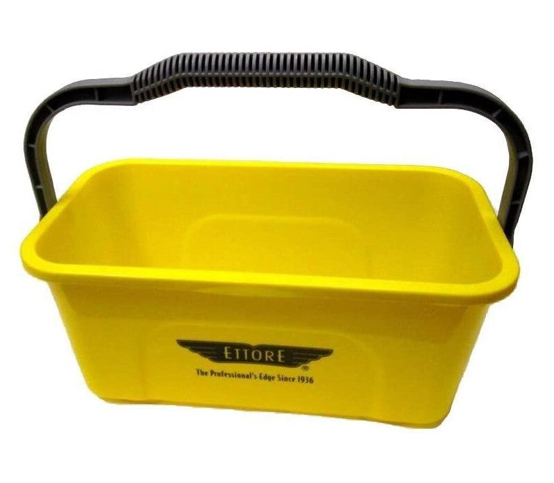 Yellow Rectangular Bucket with Handle - 3 Gallon | Gutter All