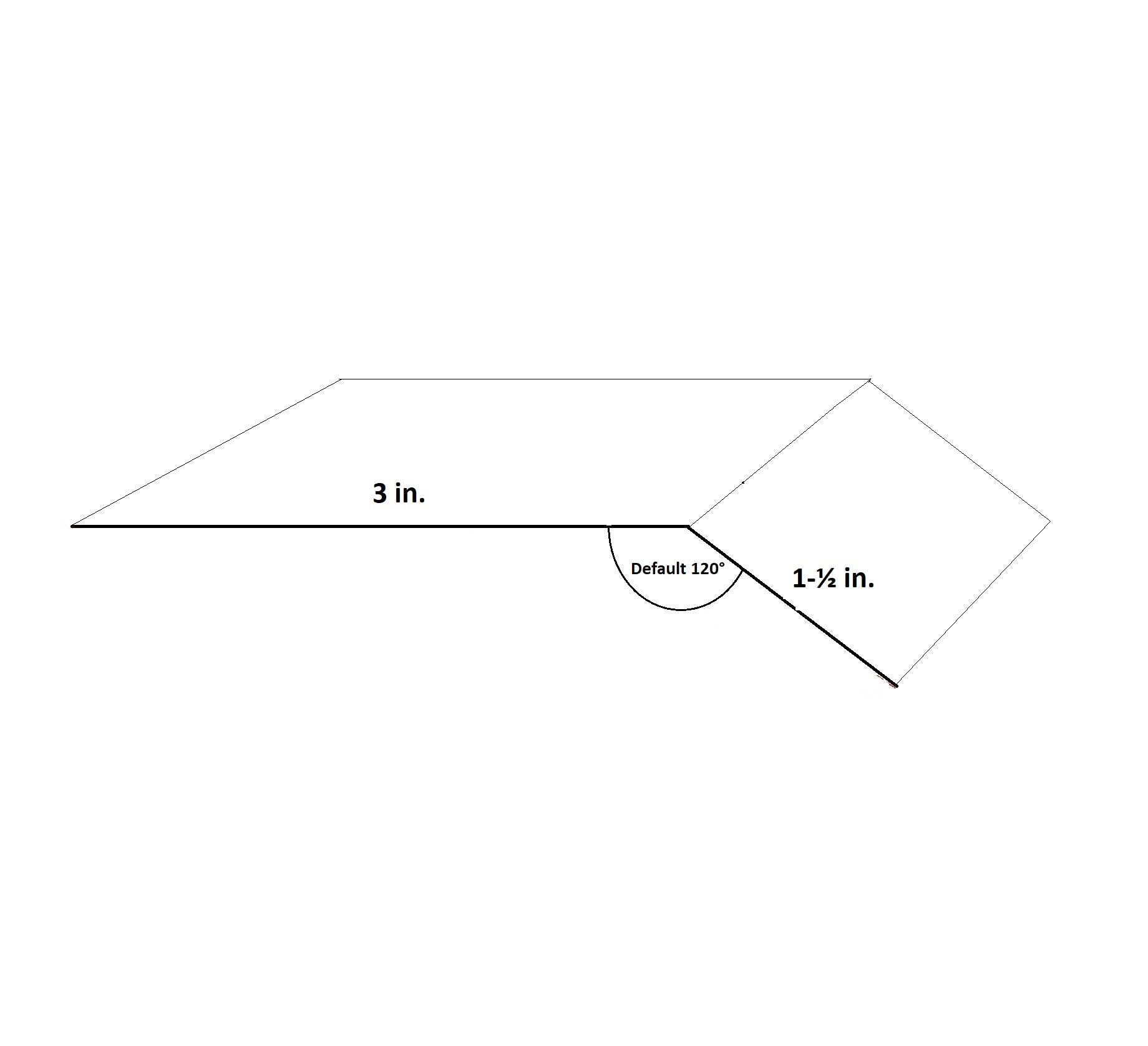 1.5" x 3" Steel Drip Edge | 26GA Premium Roof Protection – Gutter All